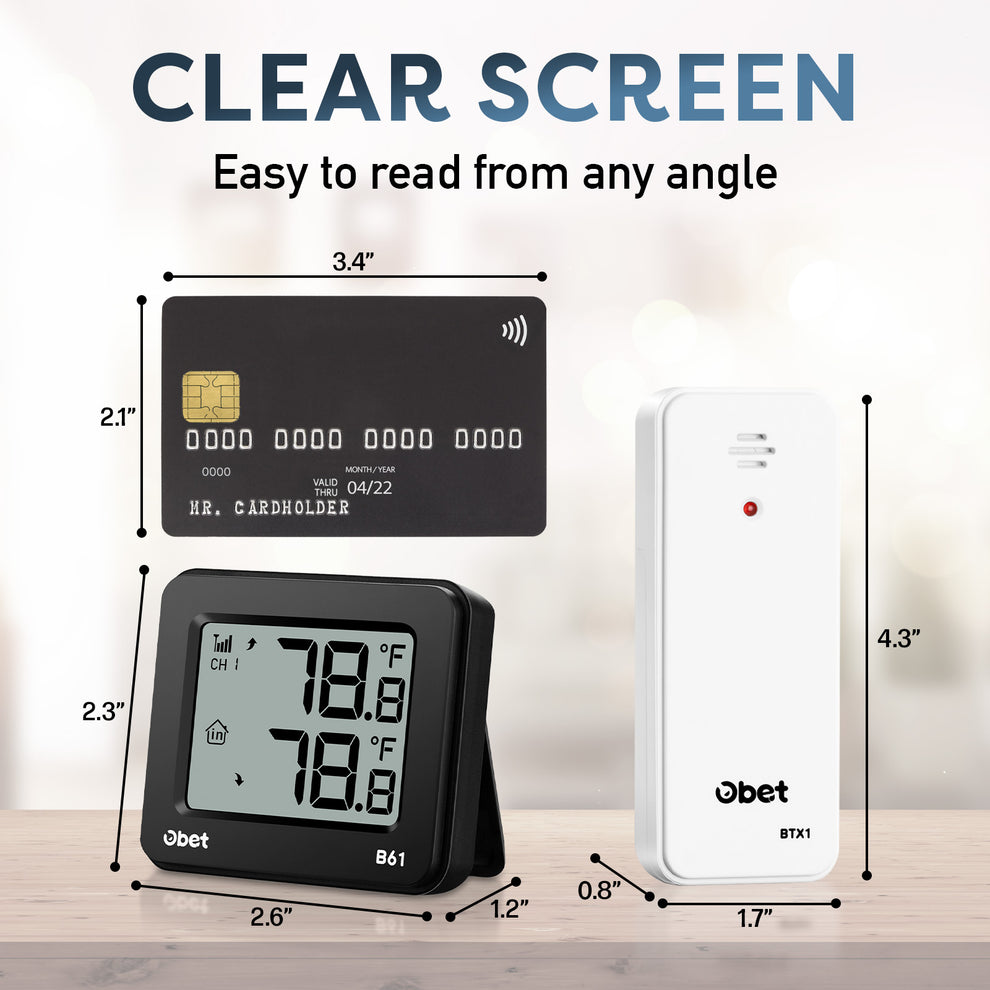 Outdoor Thermometer Wireless Indoor Outdoor Digital Thermometer Greenh ...